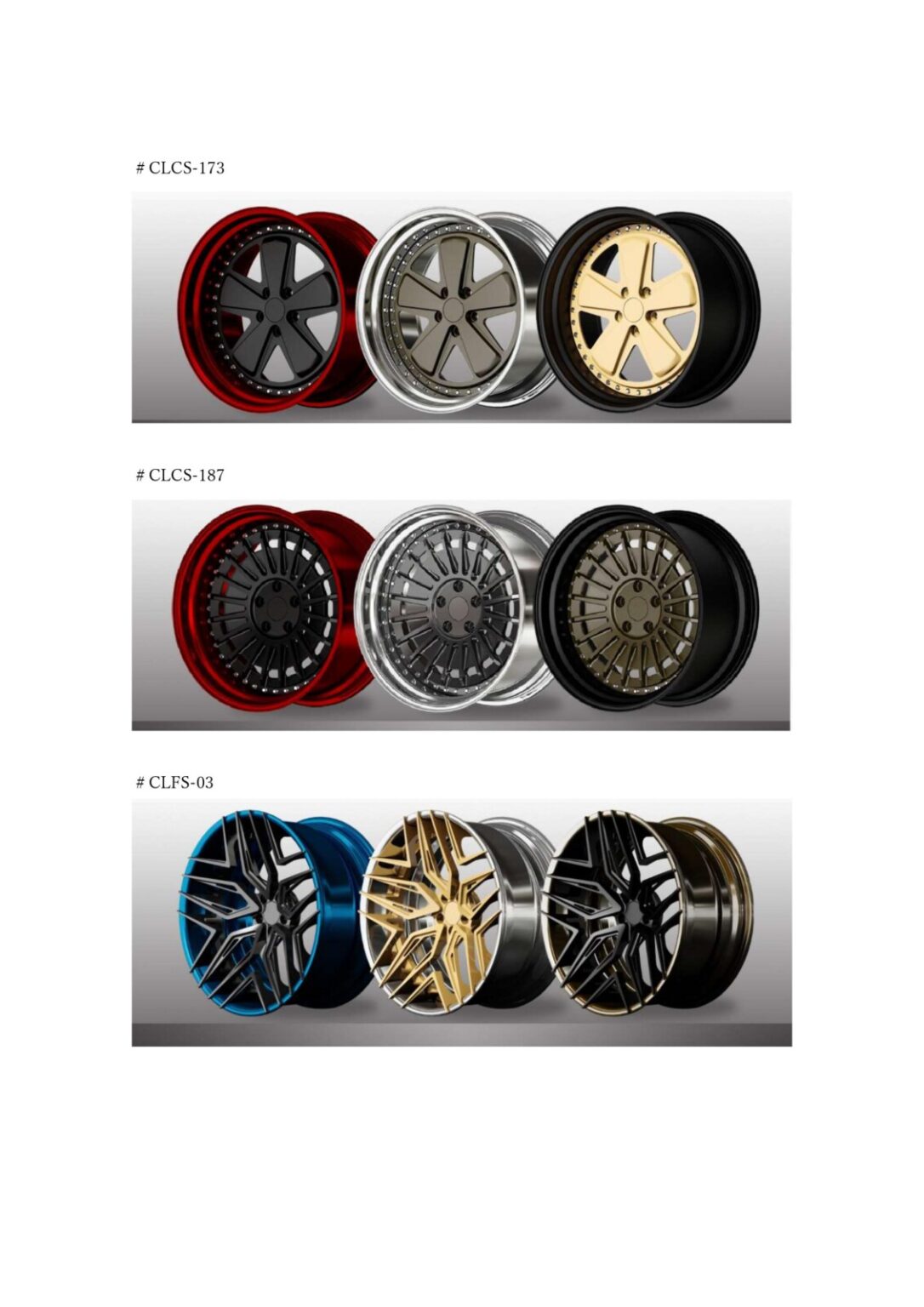 CLATHLETE 2PC FORGED WHEELS CUSTOM order | ALL IMPORT | ALL IMPORT